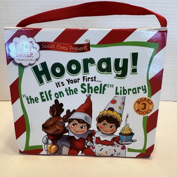 Holiday | The Elf On The Shelf Library 3 Board Books Yippee Hohoho ...
